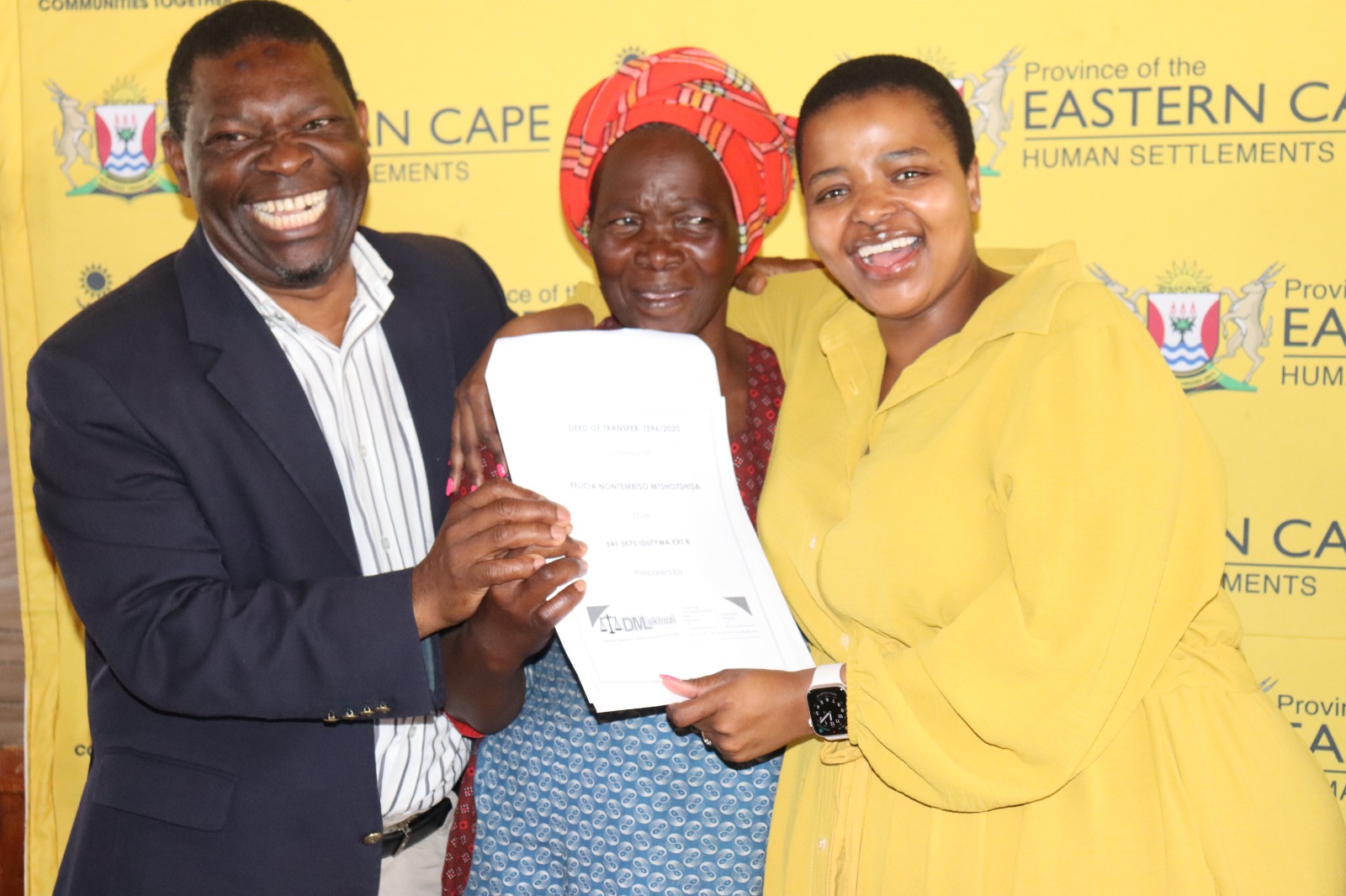 DIGNITY RESTORED AS DUTYWA HOUSING BENEFICIARIES RECEIVE THEIR TITLE ...